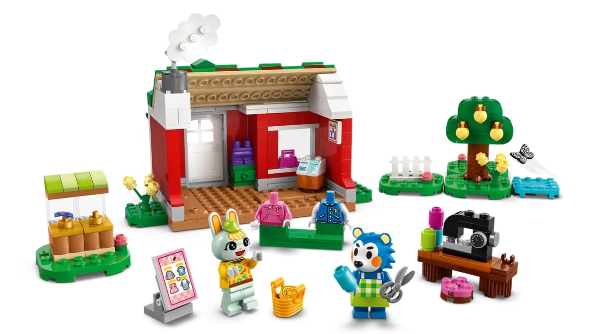 LEGO® Animal Crossing™ Able Sisters Clothing Shop - Nintendo Official Site